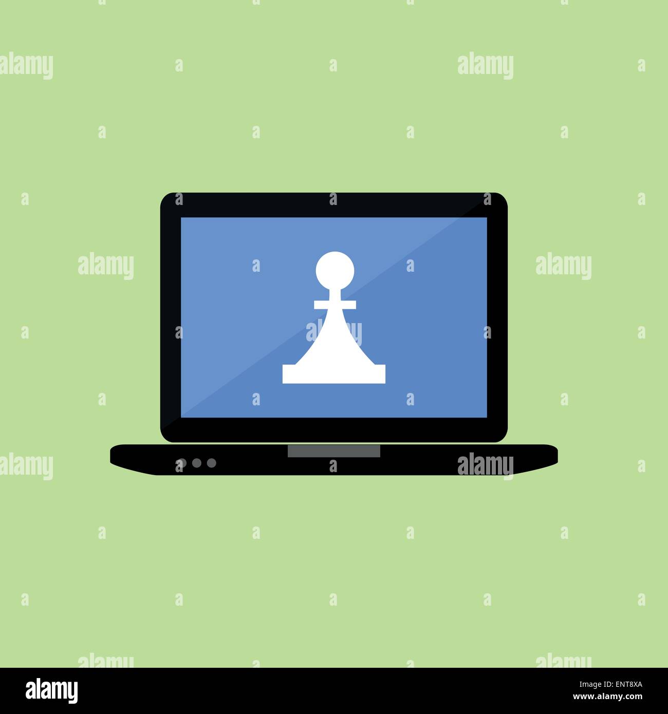 Laptop color Stock Vector Images - Alamy