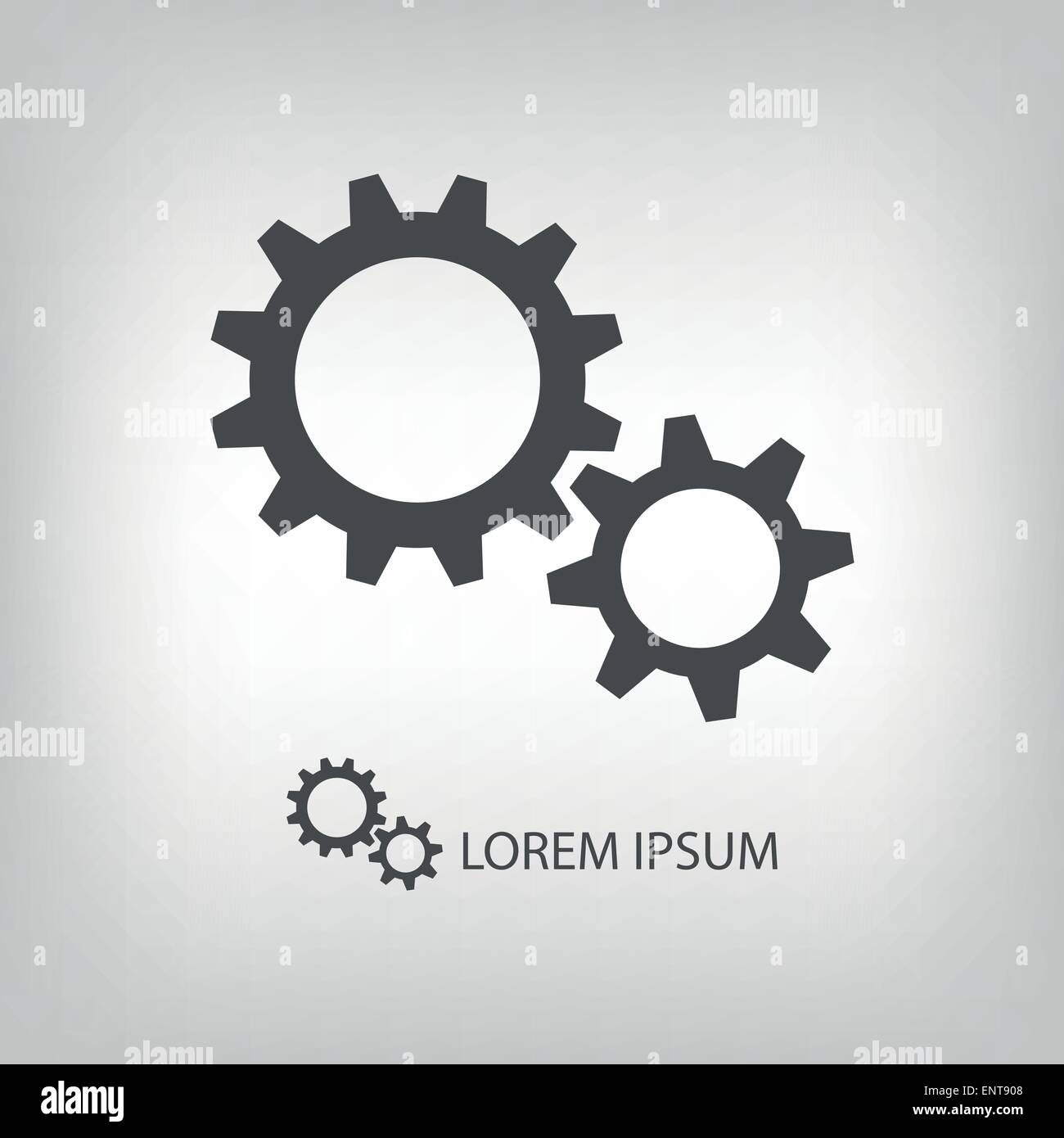 Gear wheels as logo Stock Vector Image & Art - Alamy