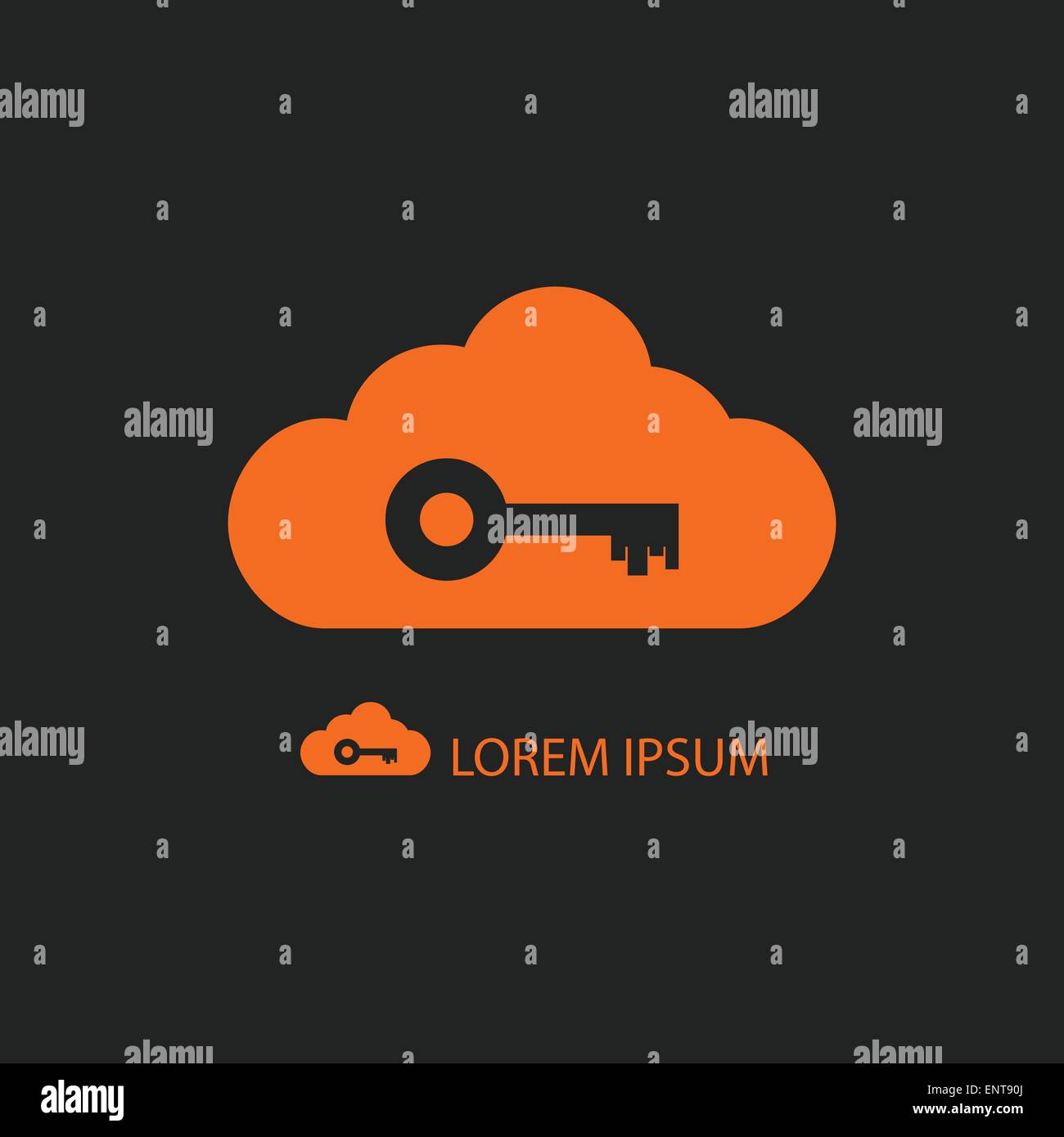 Cloud key Stock Vector Images - Alamy