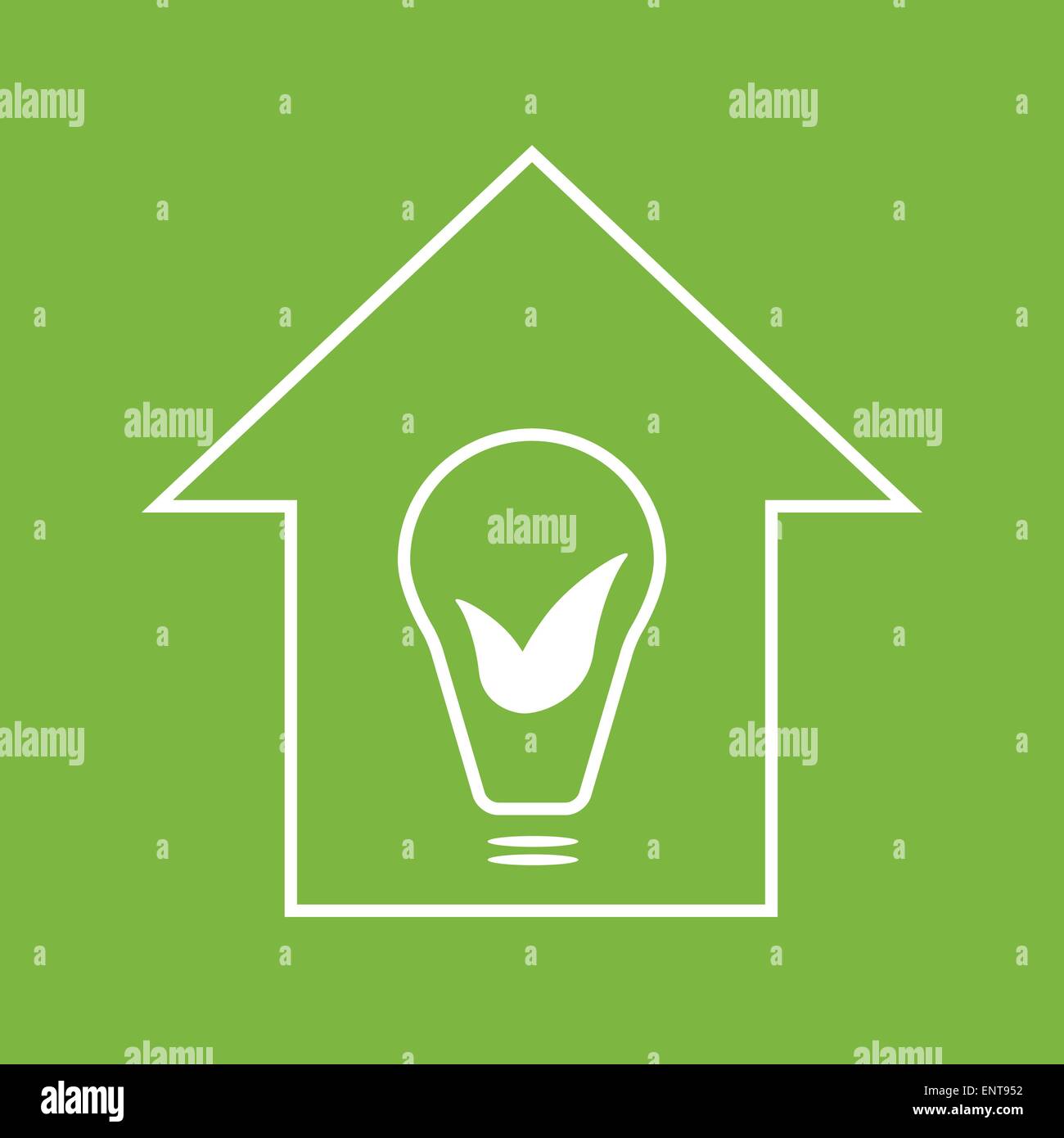 Green color bulb Stock Vector Images - Alamy