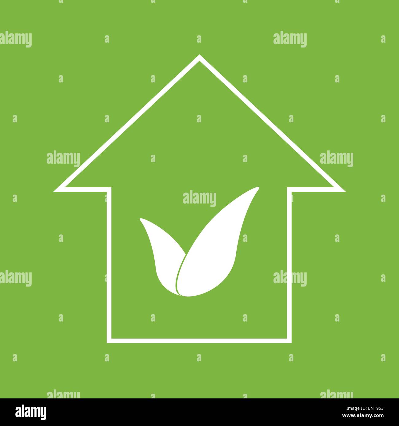 Eco friendly house Stock Vector Images - Alamy