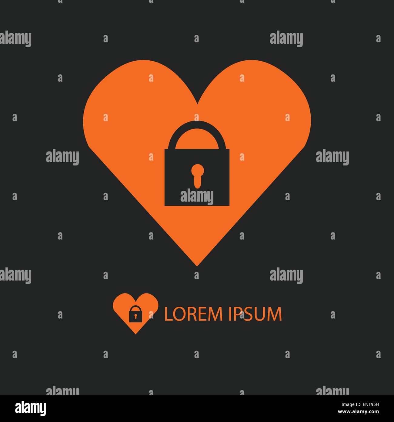 Lock logo hi-res stock photography and images - Alamy