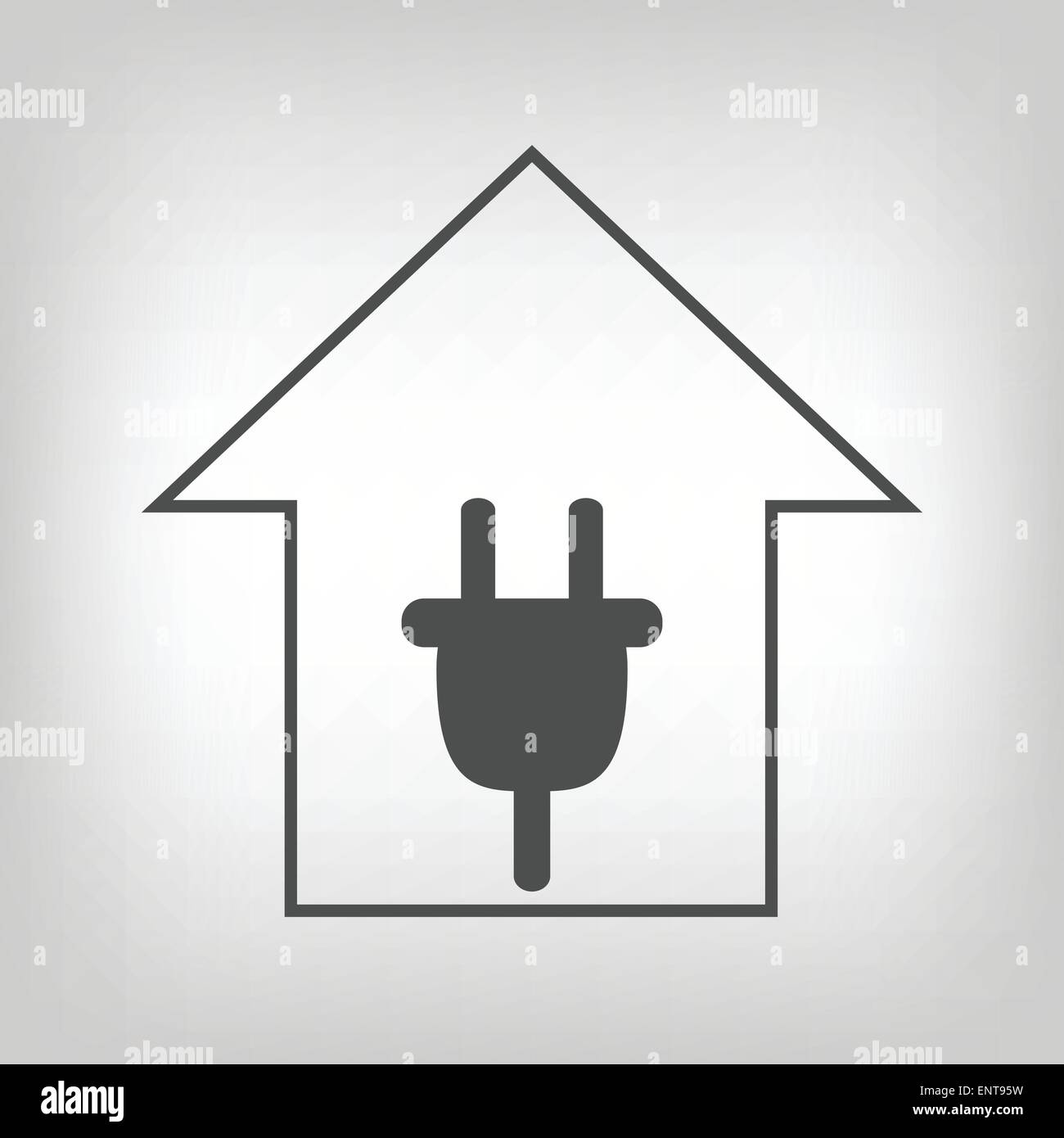 House with plug Stock Vector Image & Art - Alamy
