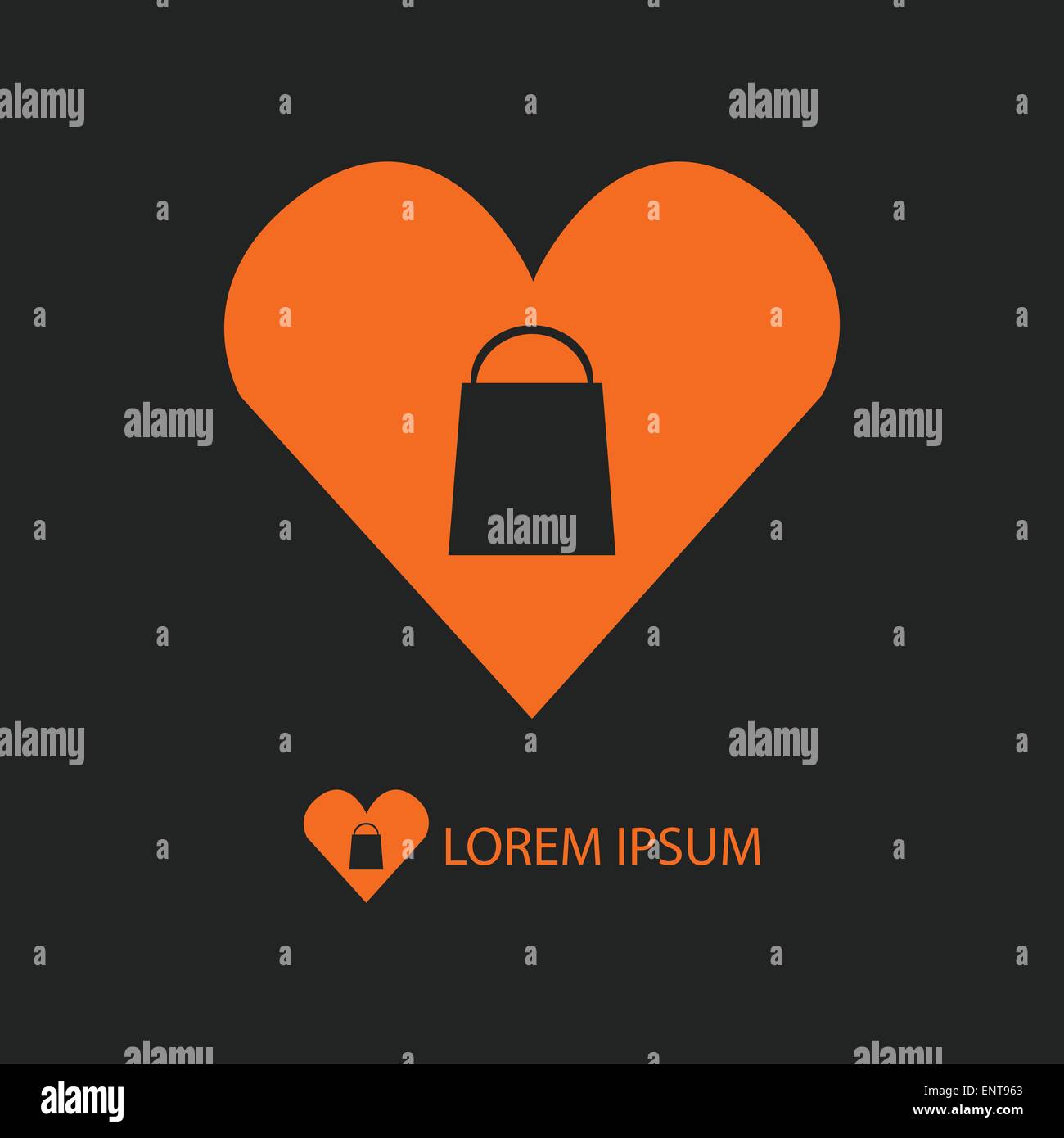 Logo on store supermarket Stock Vector Images - Alamy