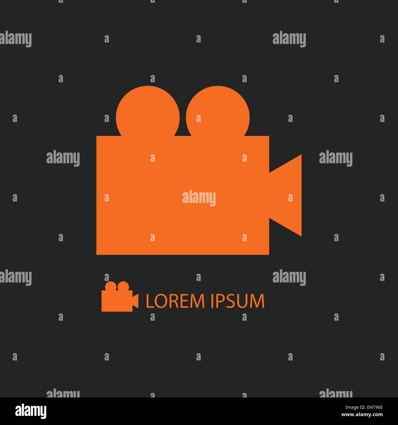 Cinema emblem Stock Vector Images - Alamy