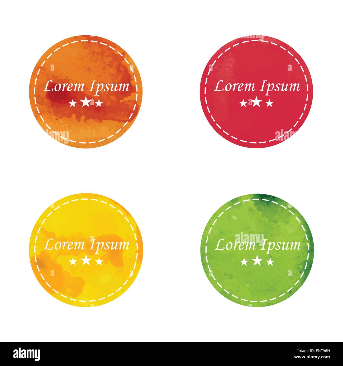 Red watercolor paint vector circle Stock Vector Images - Alamy