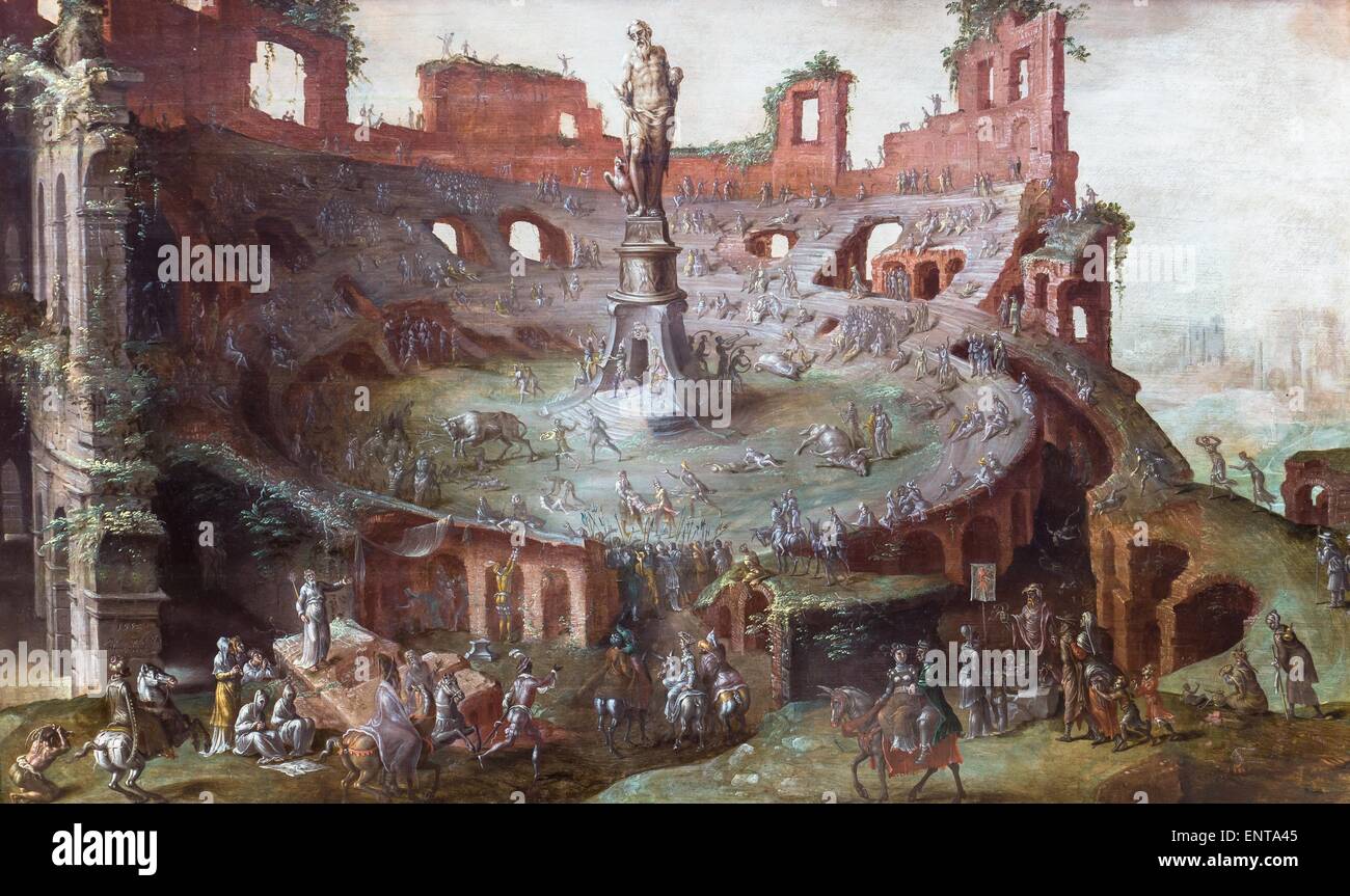 Painting of the colosseum hi-res stock photography and images - Alamy