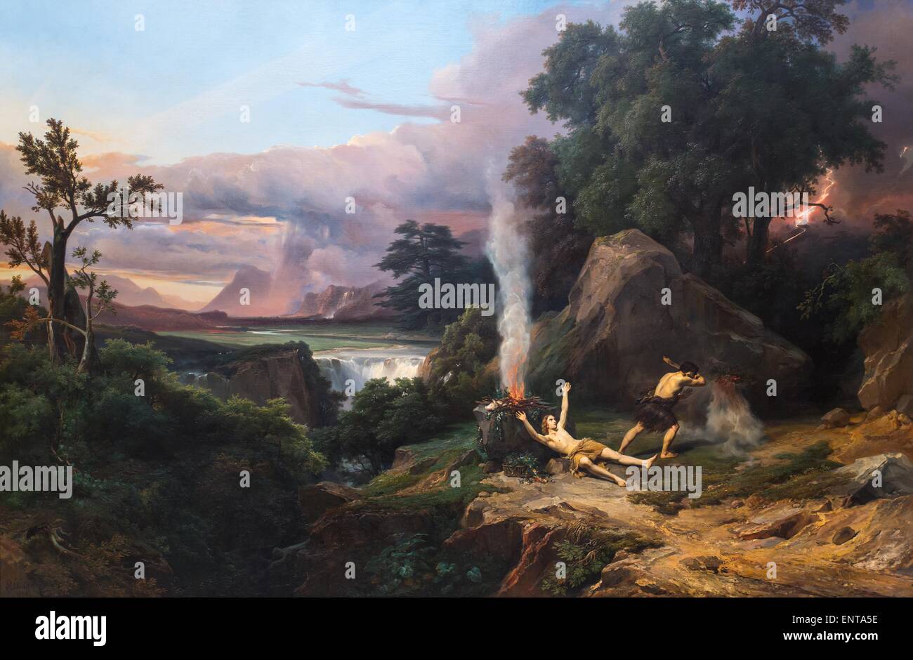 The death of Abel, historic landscape 25/10/2013 - 19th century ...