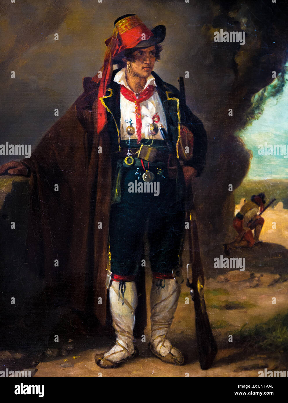 ActiveMuseum 0005916.jpg / Portrait of Mazzocchi, Italian brigand. It's ...