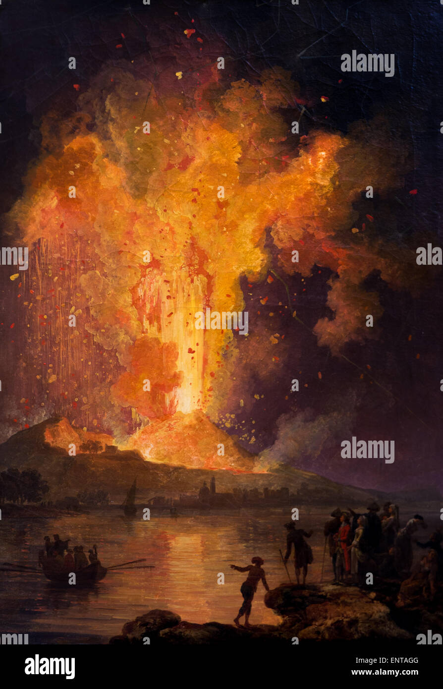 ActiveMuseum 0006126.jpg / Eruption of Vesuve in 1779, Volaire is ...