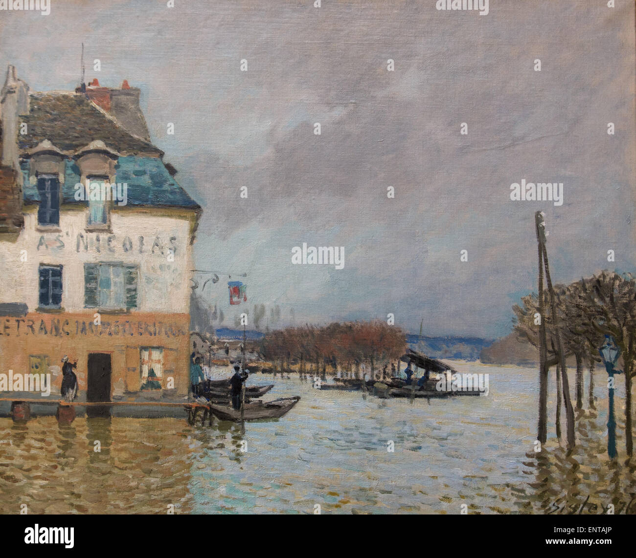 ActiveMuseum 0006181.jpg / The boat during the inundation of Port-Marly ...