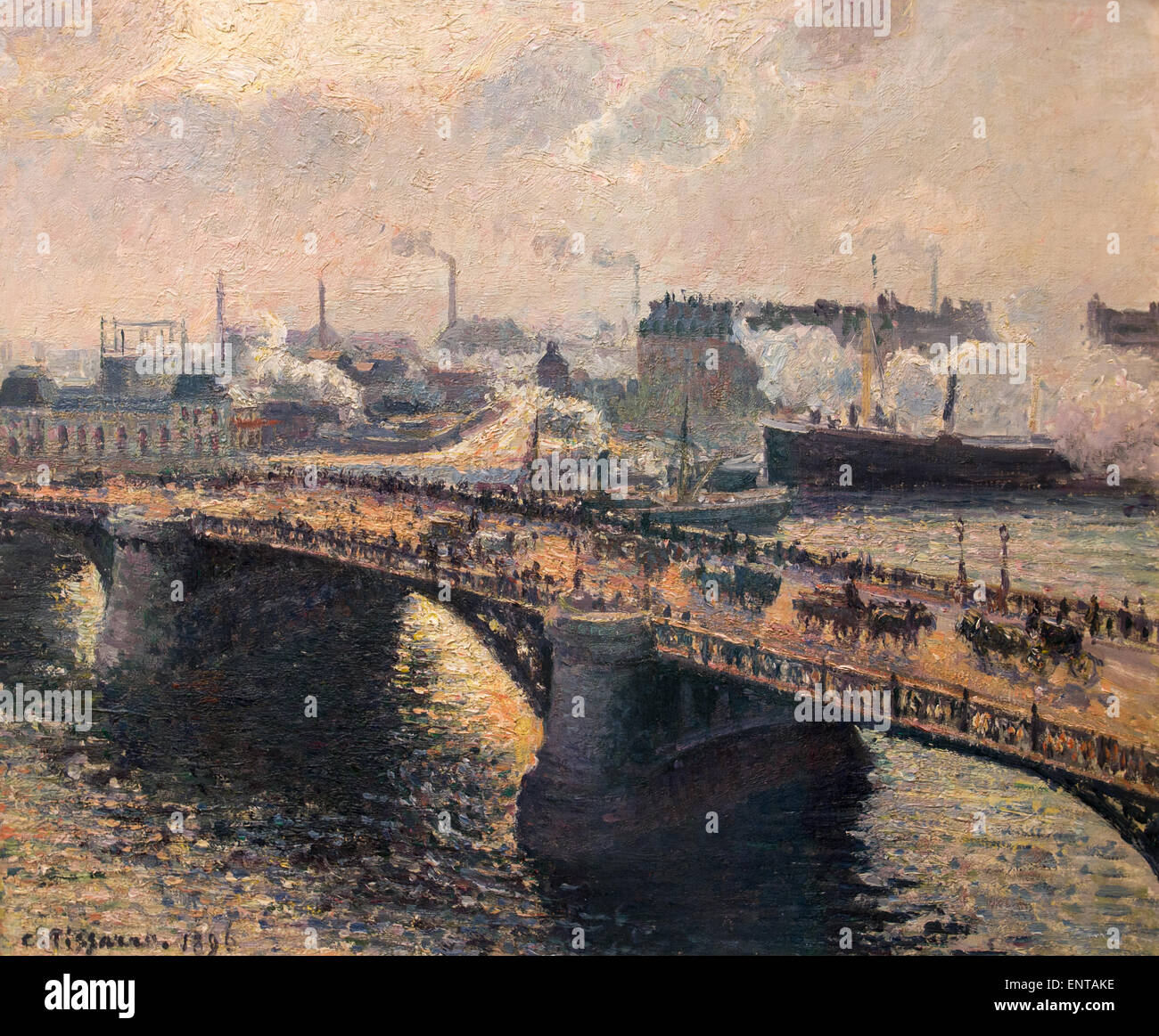 19th century boat painting river hi-res stock photography and images ...