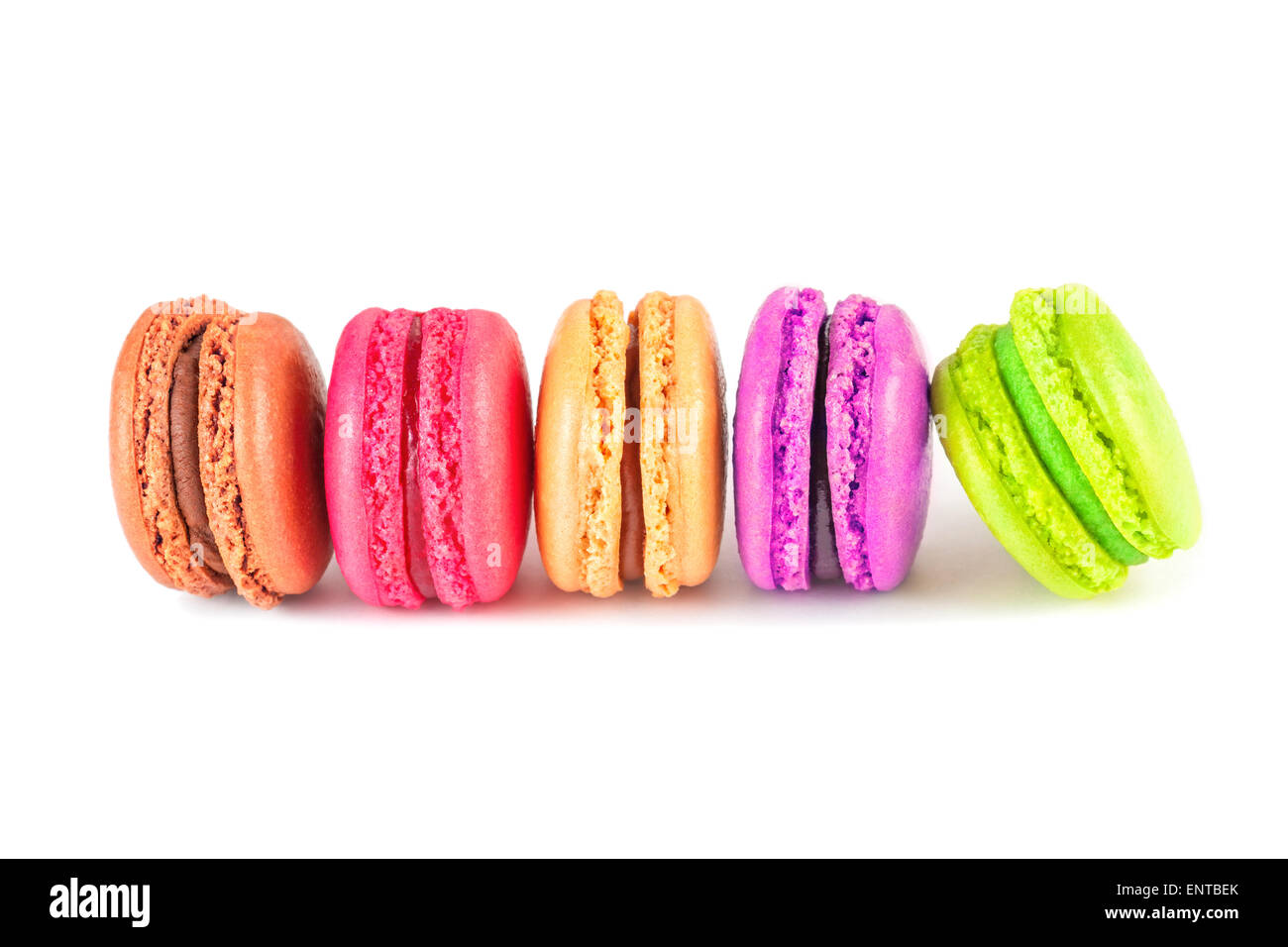 Colorful homemade sweet french Cut Out Stock Images & Pictures - Alamy