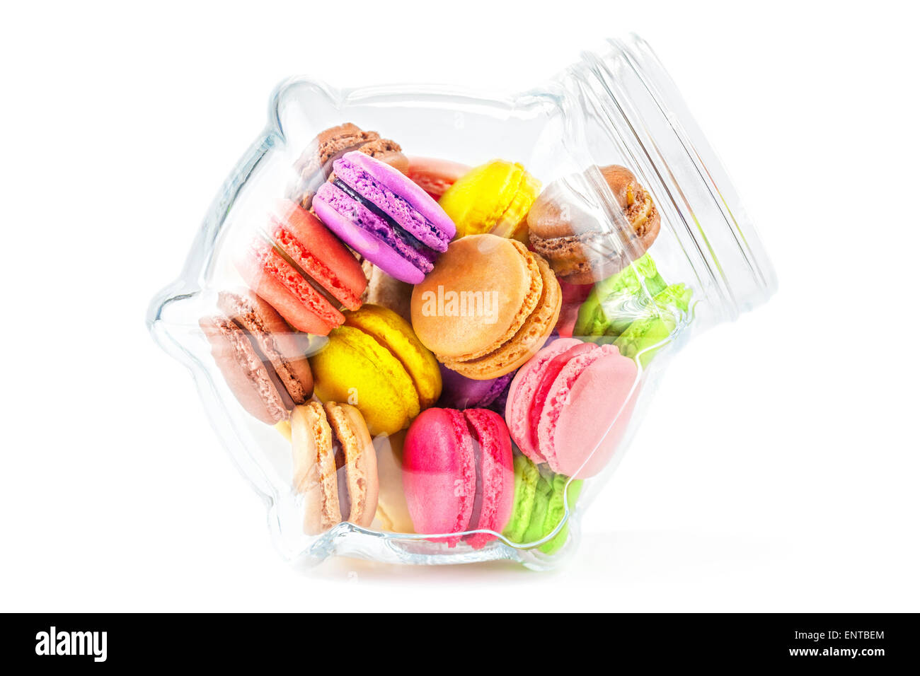 Macarons in a glass jar hi-res stock photography and images - Alamy