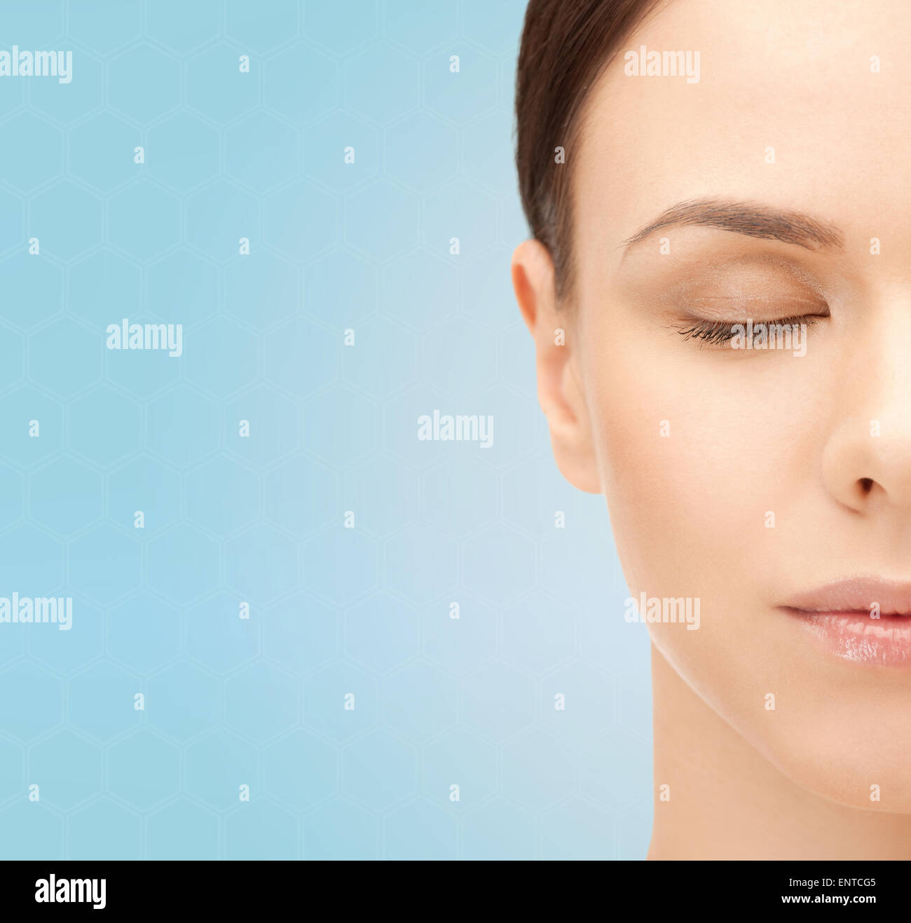 beautiful young woman face Stock Photo - Alamy
