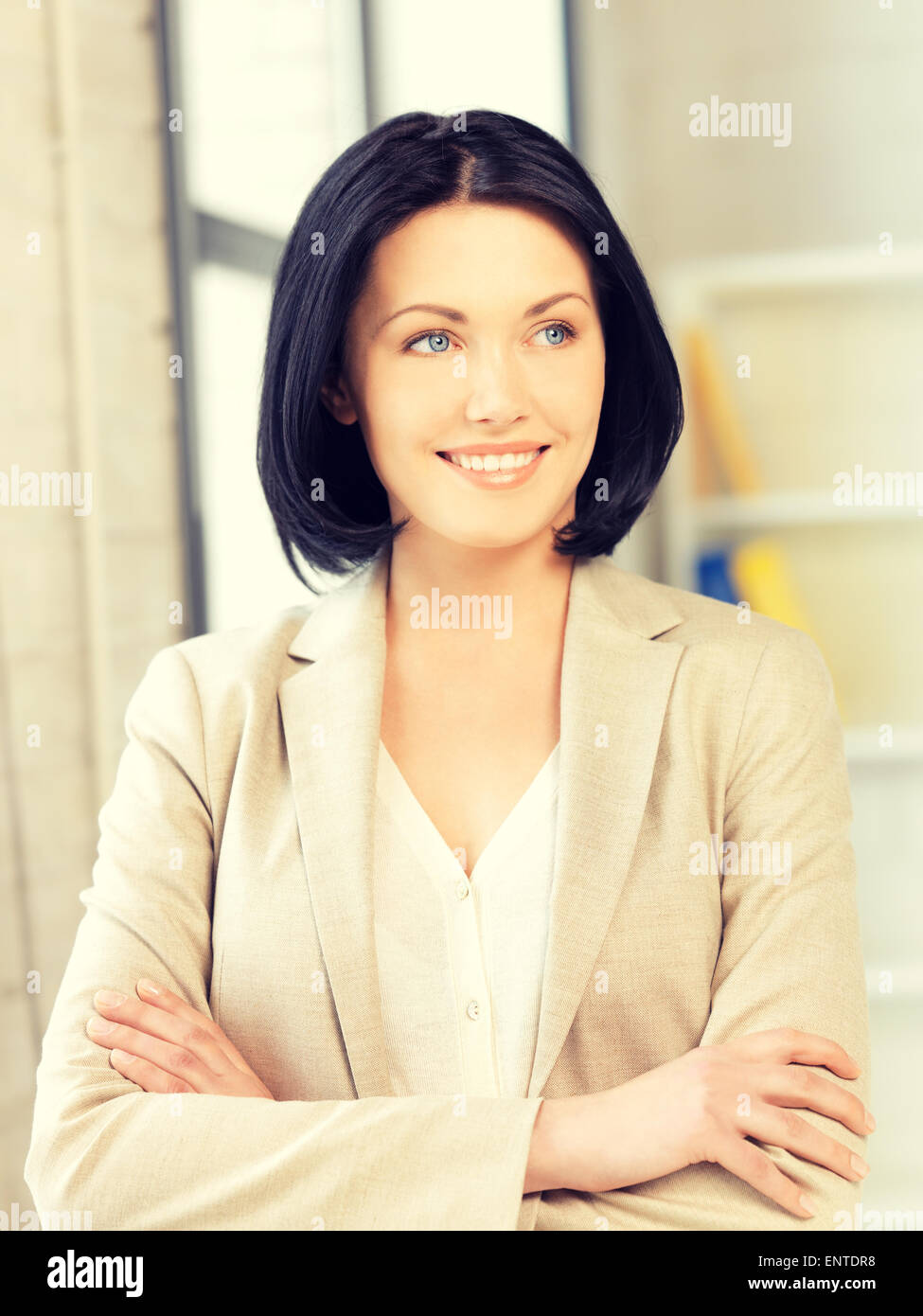 happy and smiling woman Stock Photo - Alamy