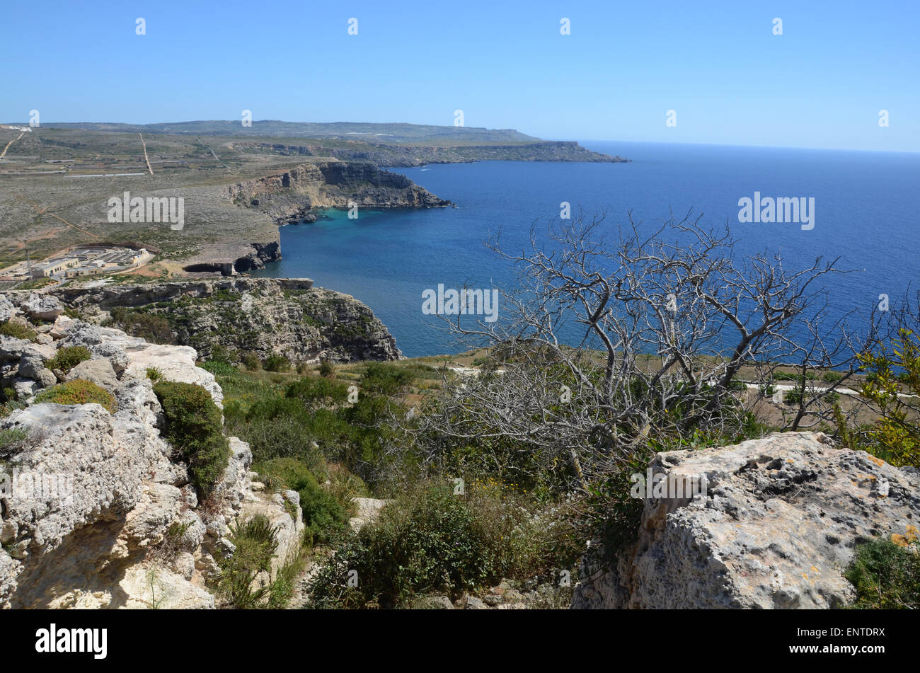 Marfa Ridge, North Malta, Mediterranean Stock Photo - Alamy