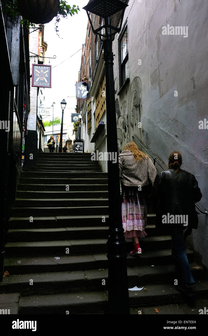Walking up the christmas steps hi-res stock photography and images - Alamy