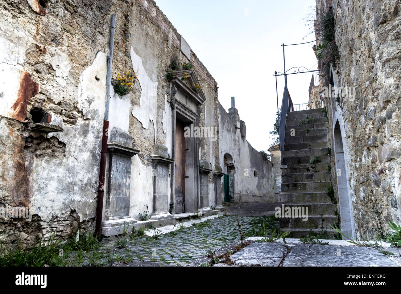 Borgo Castello Calitri Italy Stock Photo - Alamy
