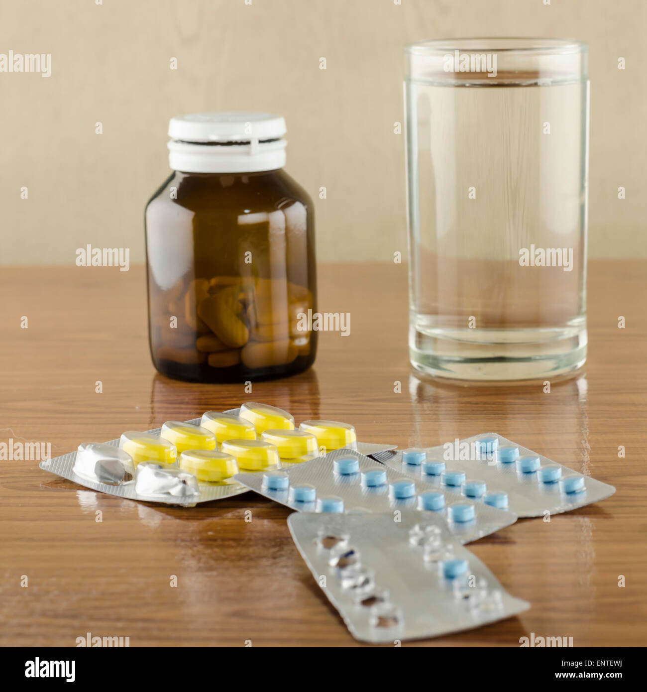 many pills to eat with water drinking concept time to take care your ...