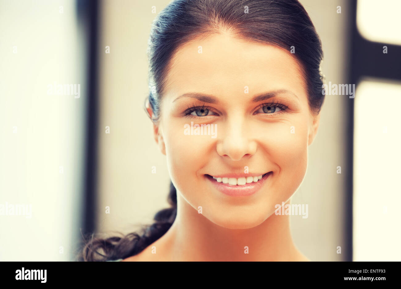 happy and smiling woman Stock Photo - Alamy