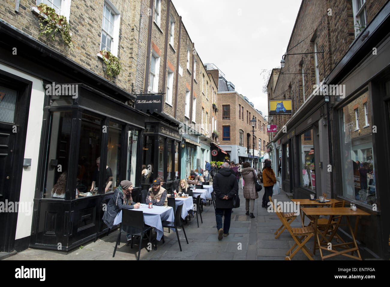 Camden Passage Antiques Market, Islington, London, England, UK Stock ...