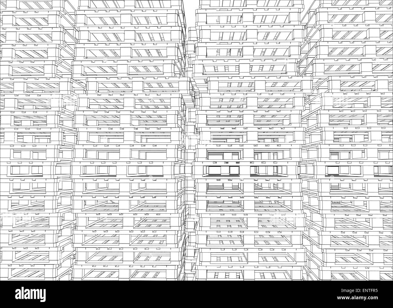 Stack of pallets Stock Vector Image & Art - Alamy