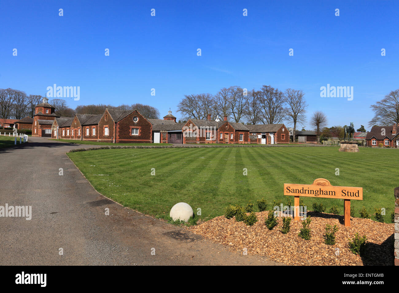 The Sandringham Stud at Sandringham in Norfolk, England, UK Stock Photo ...