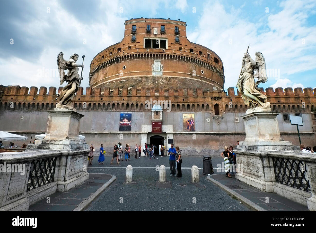 Hadrian's Mausoleum Castle St. Angelo Rome Italy IT EU Europe Stock ...