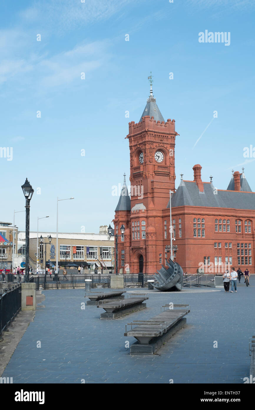 Pierhead Building in Cardiff Bay Stock Photo - Alamy