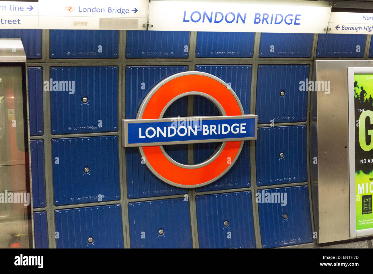 London Bridge TFL sign Stock Photo - Alamy