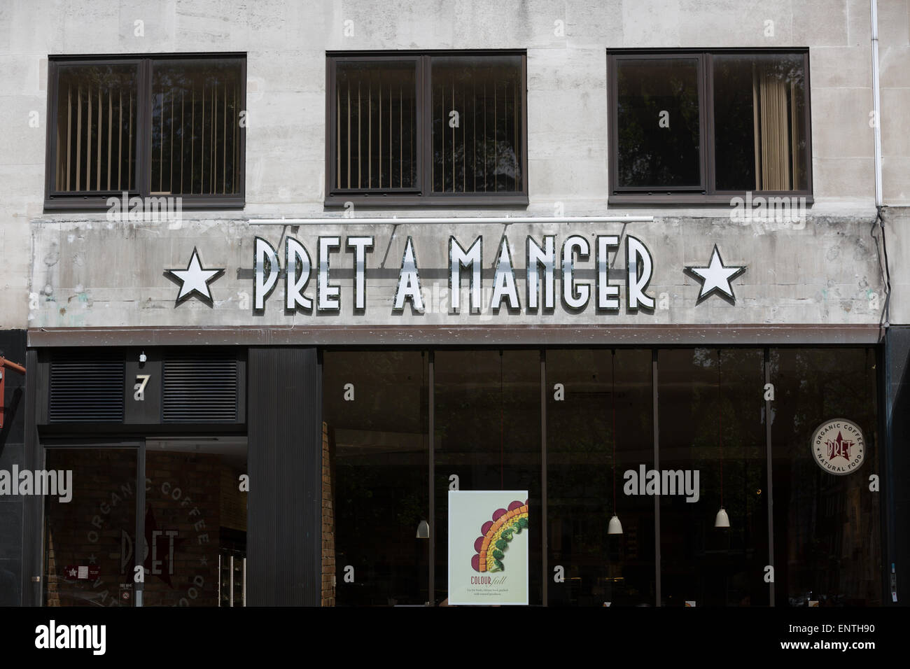 Pret a Manger shop front Berkeley Square London Stock Photo - Alamy