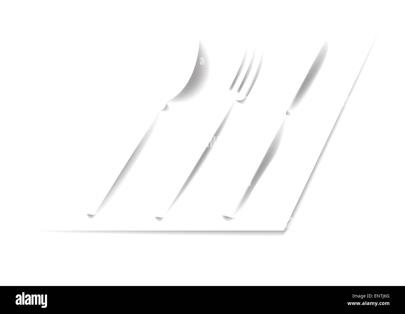 Spoon and fork hi-res stock photography and images - Alamy