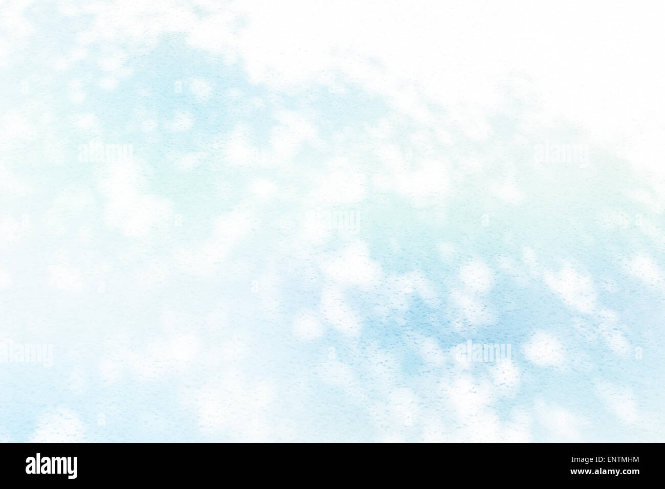 spotted lights on textured background - blue aqua watercolors Stock ...