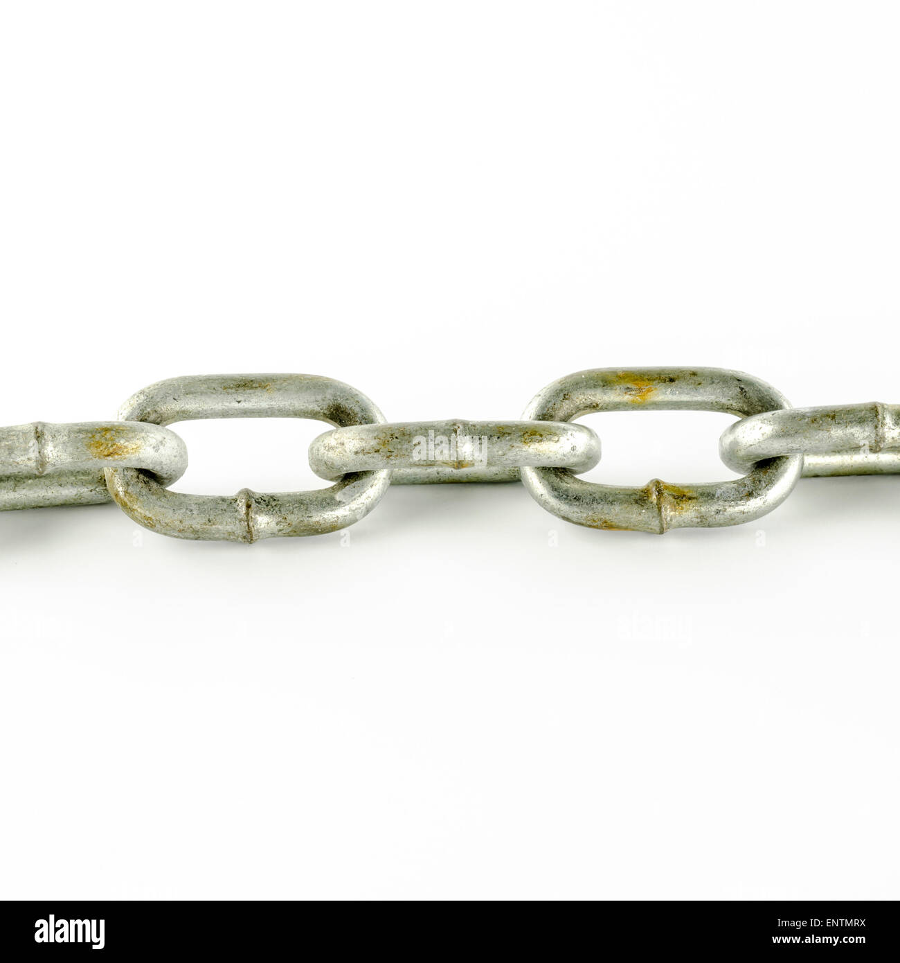 metal chain on a white background Stock Photo - Alamy