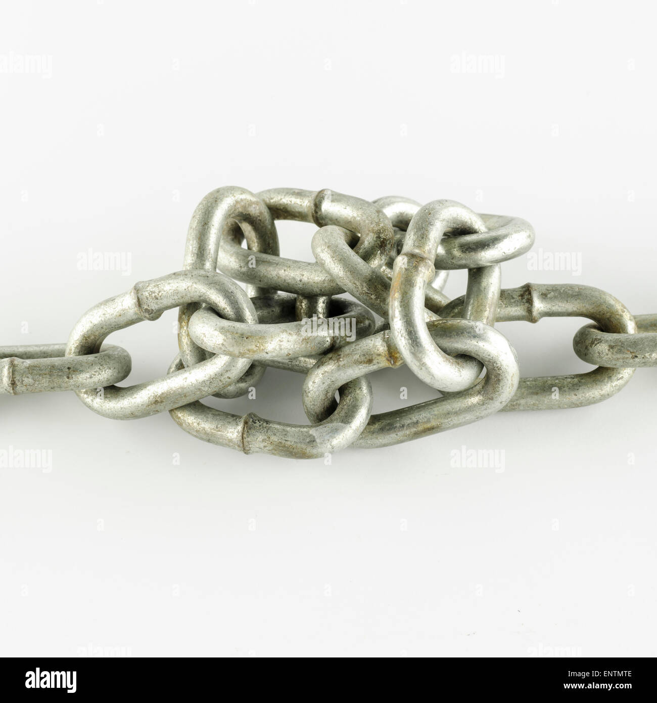 metal chain on a white background Stock Photo - Alamy