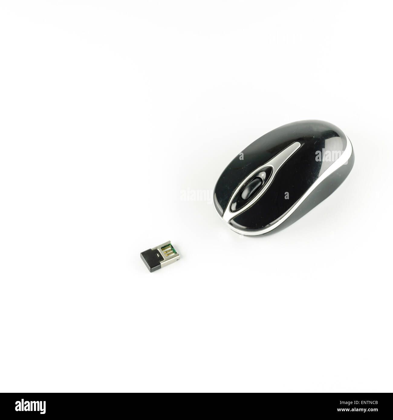 computer wireless mouse on a white background Stock Photo - Alamy