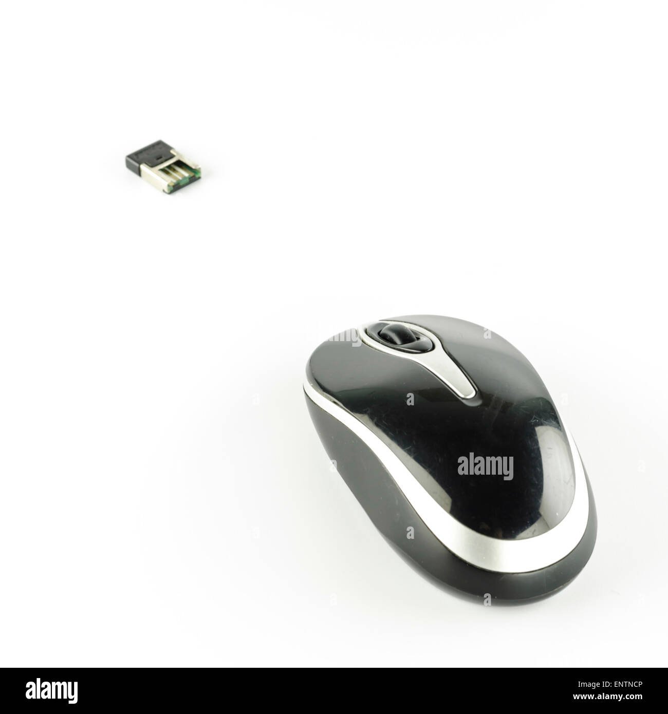 computer wireless mouse on a white background Stock Photo - Alamy