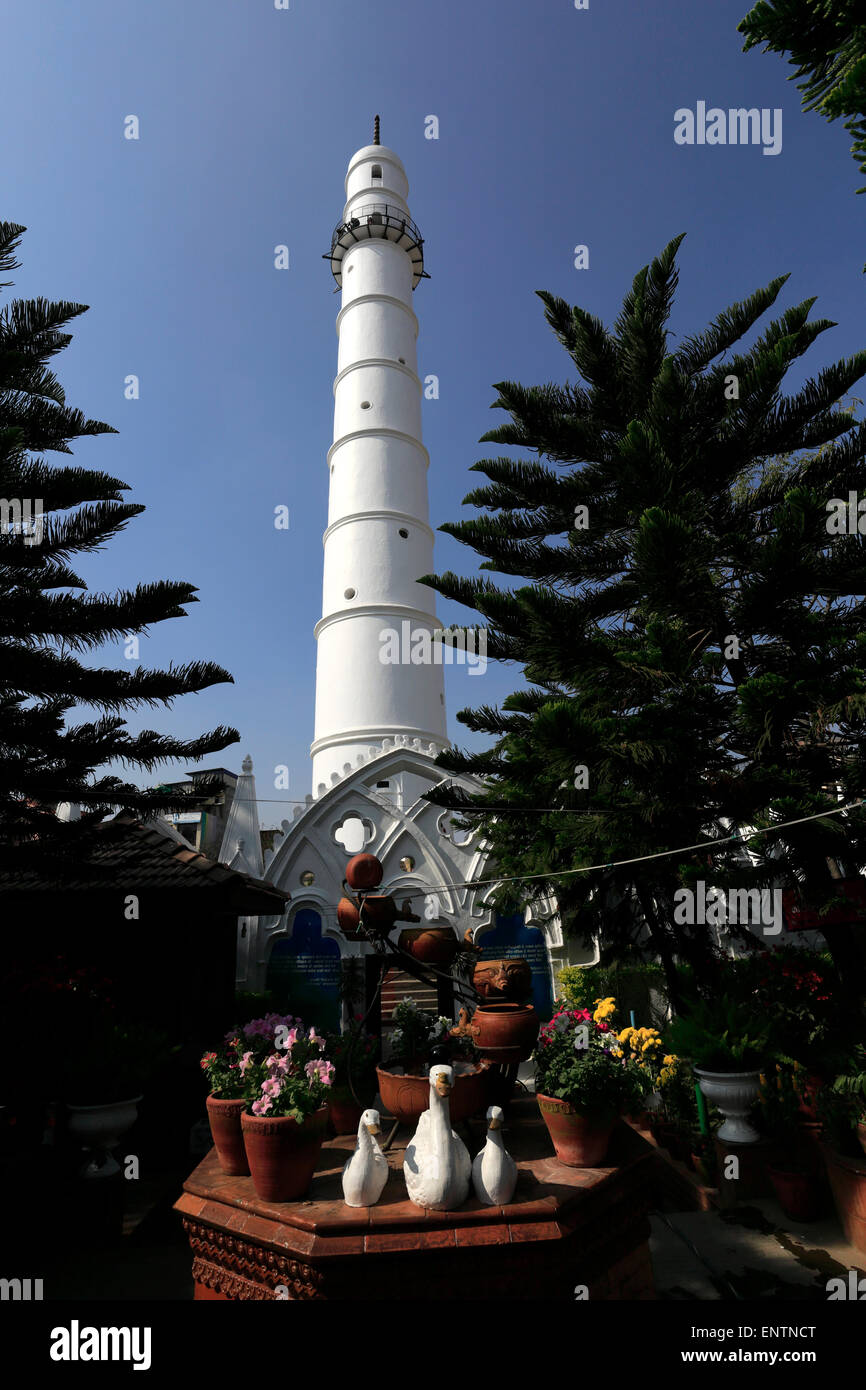The Bhimsen Tower or Dharahara Temple, Thamel District, Old Town ...