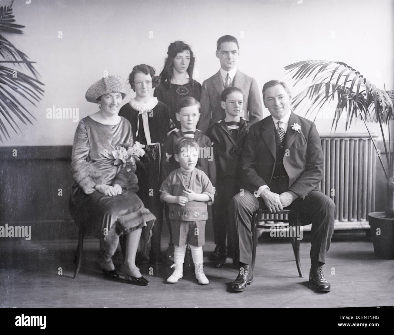 Antique c1920 photograph, James Michael Curley and his family. James ...
