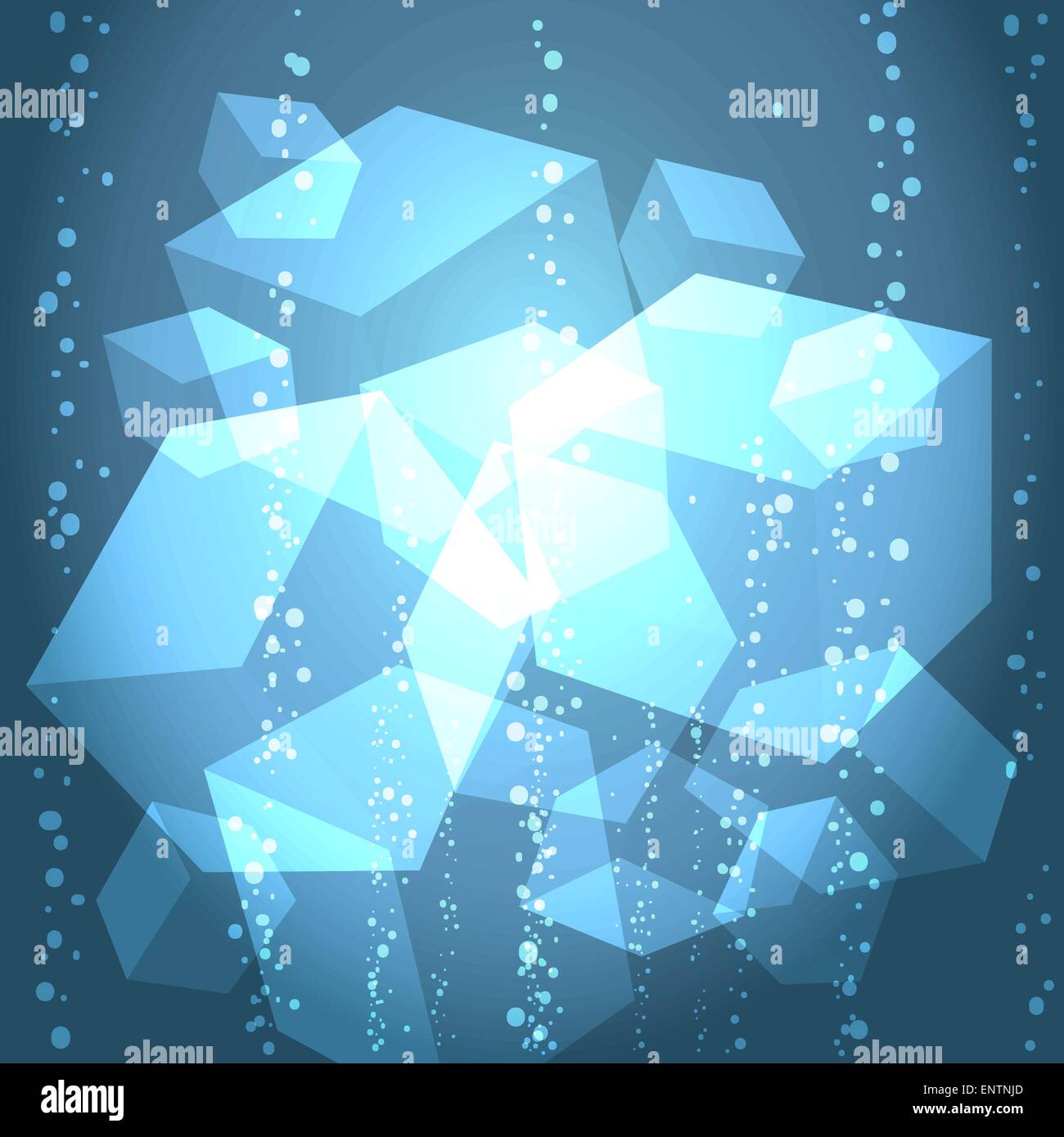 Through the ice Stock Vector Images - Alamy