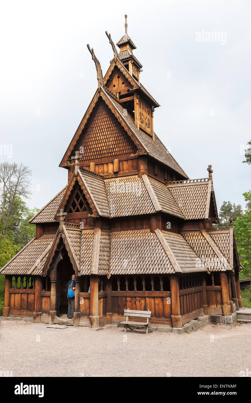 Norway old church Stock Photo - Alamy