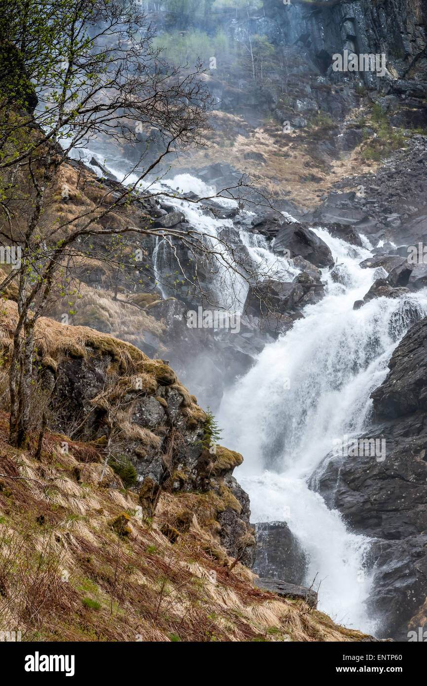 waterfall in Norway Stock Photo - Alamy