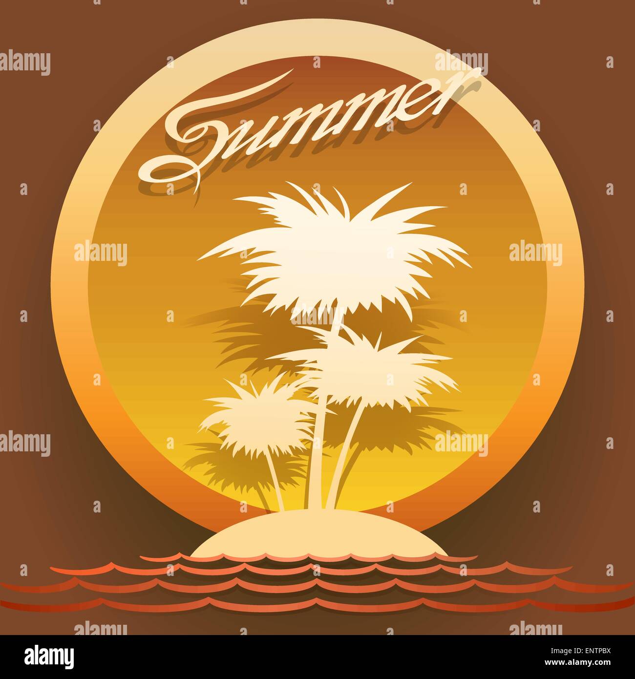 Holidays with the sky and tropical outdoors Stock Vector Images - Alamy