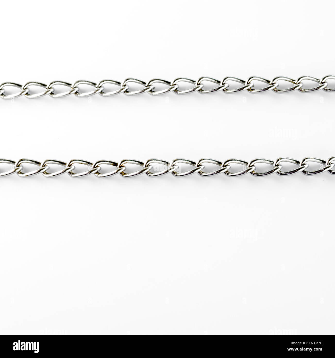chain on a white background Stock Photo - Alamy