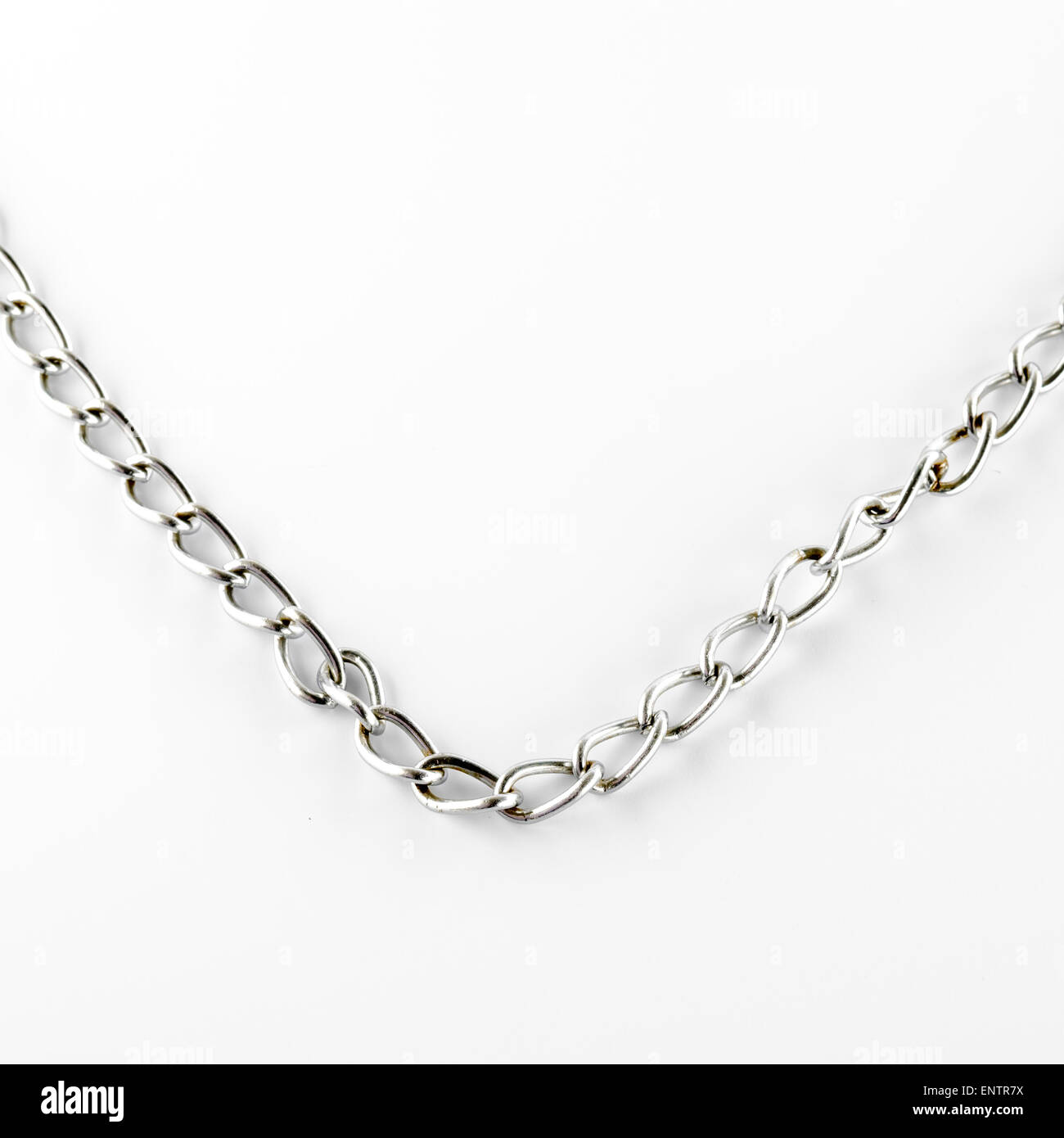 chain on a white background Stock Photo - Alamy