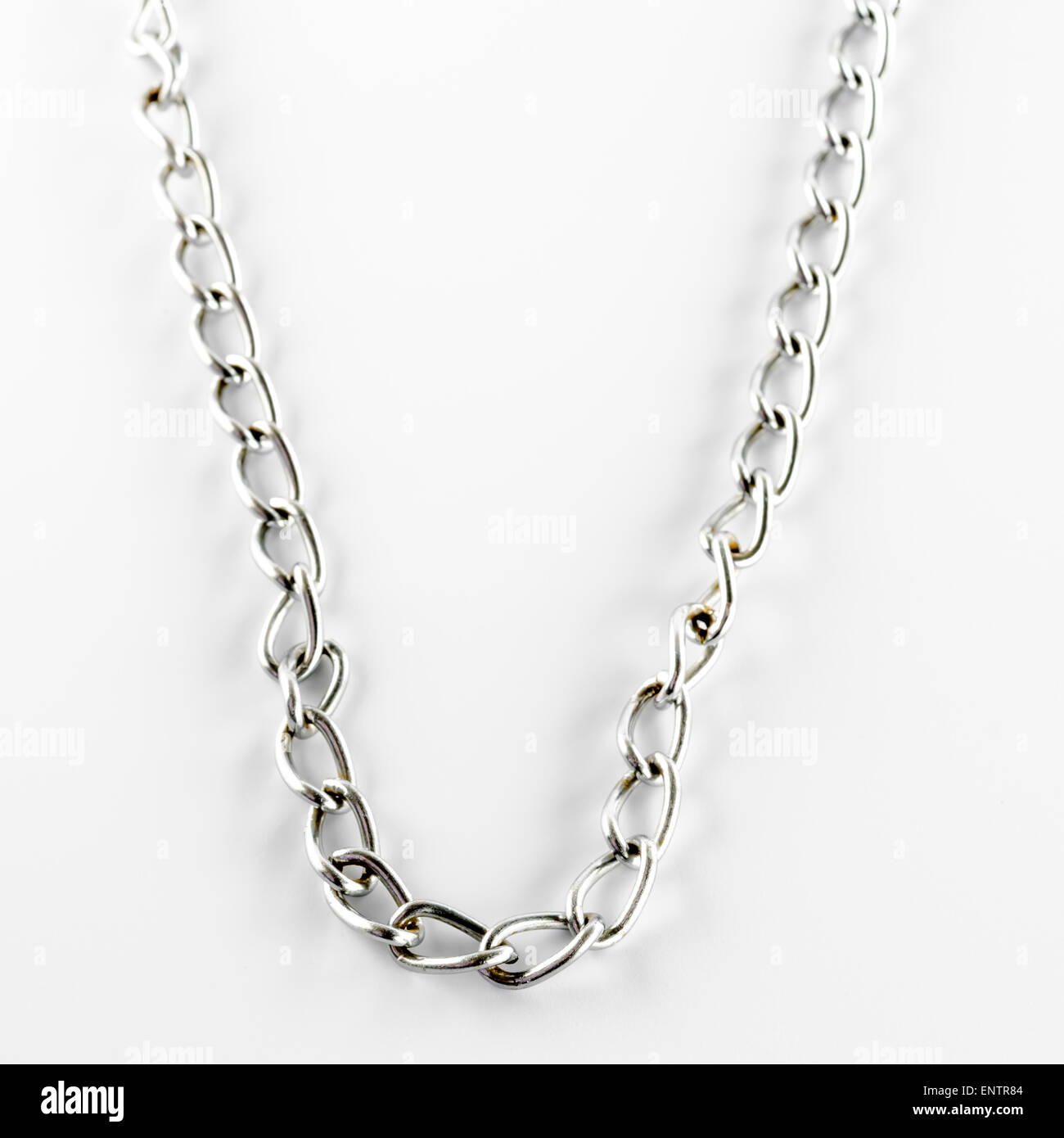 chain on a white background Stock Photo - Alamy