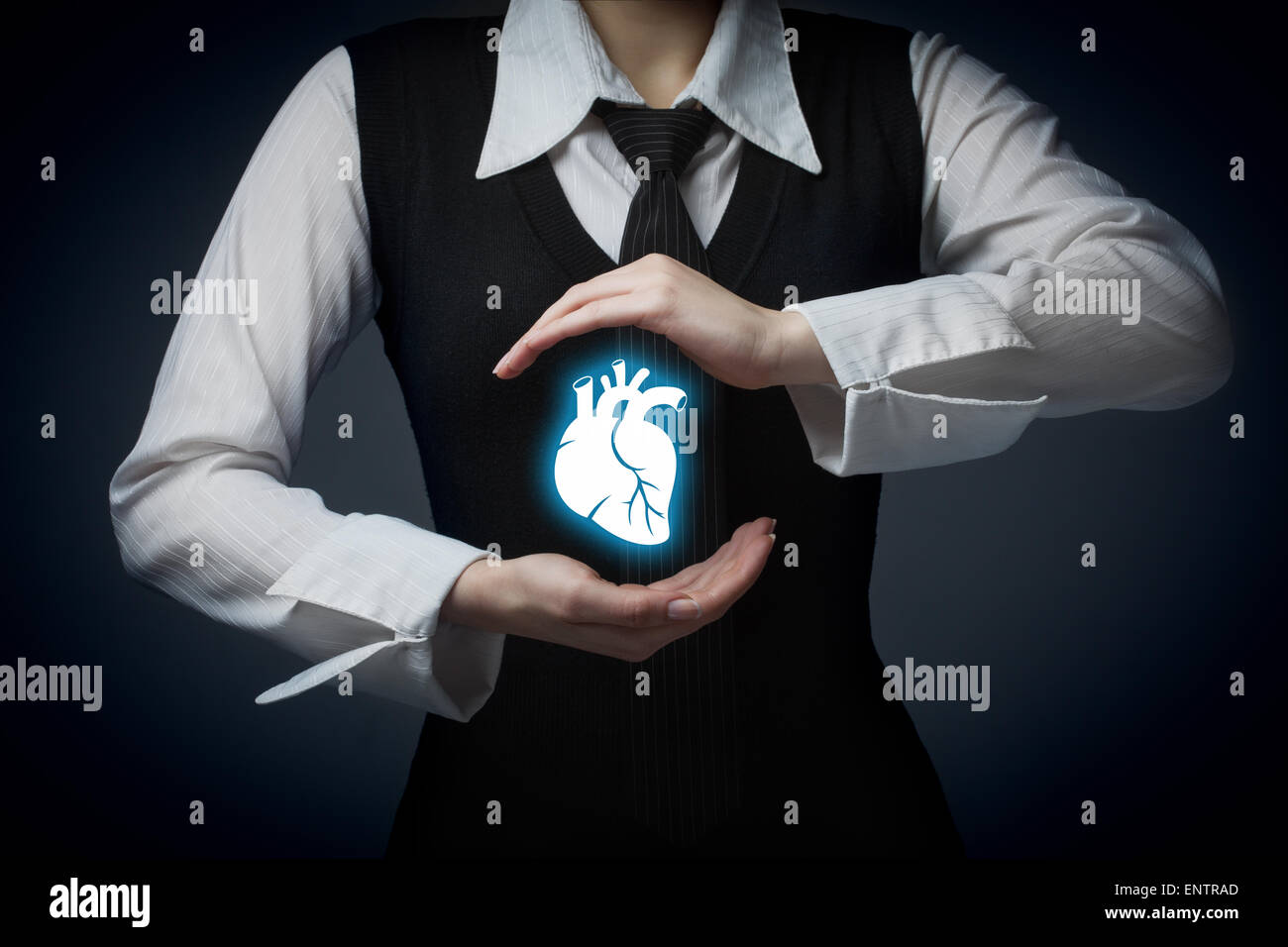 Protect health (healthcare) and heart problems prevention (cardiology ...