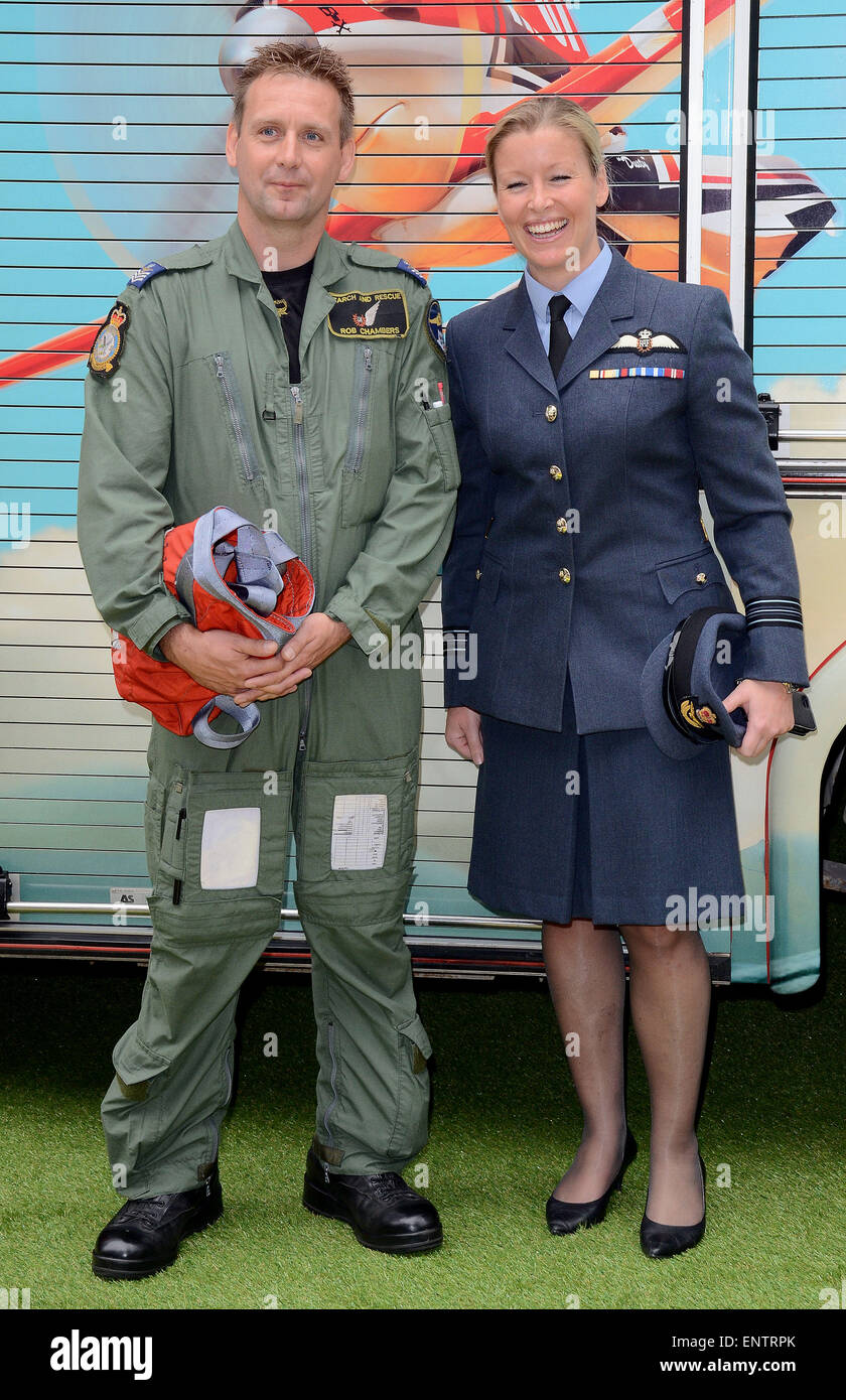 London UK. Nicola Lofthouse and Rob Chambers at the Planes 2 'Fire and ...