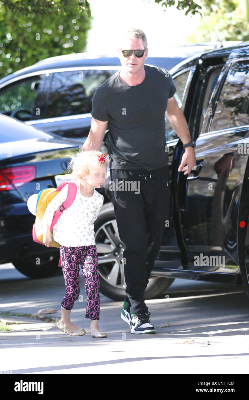 Eric Dane heads out for the day with his daughter Featuring: Eric Dane ...